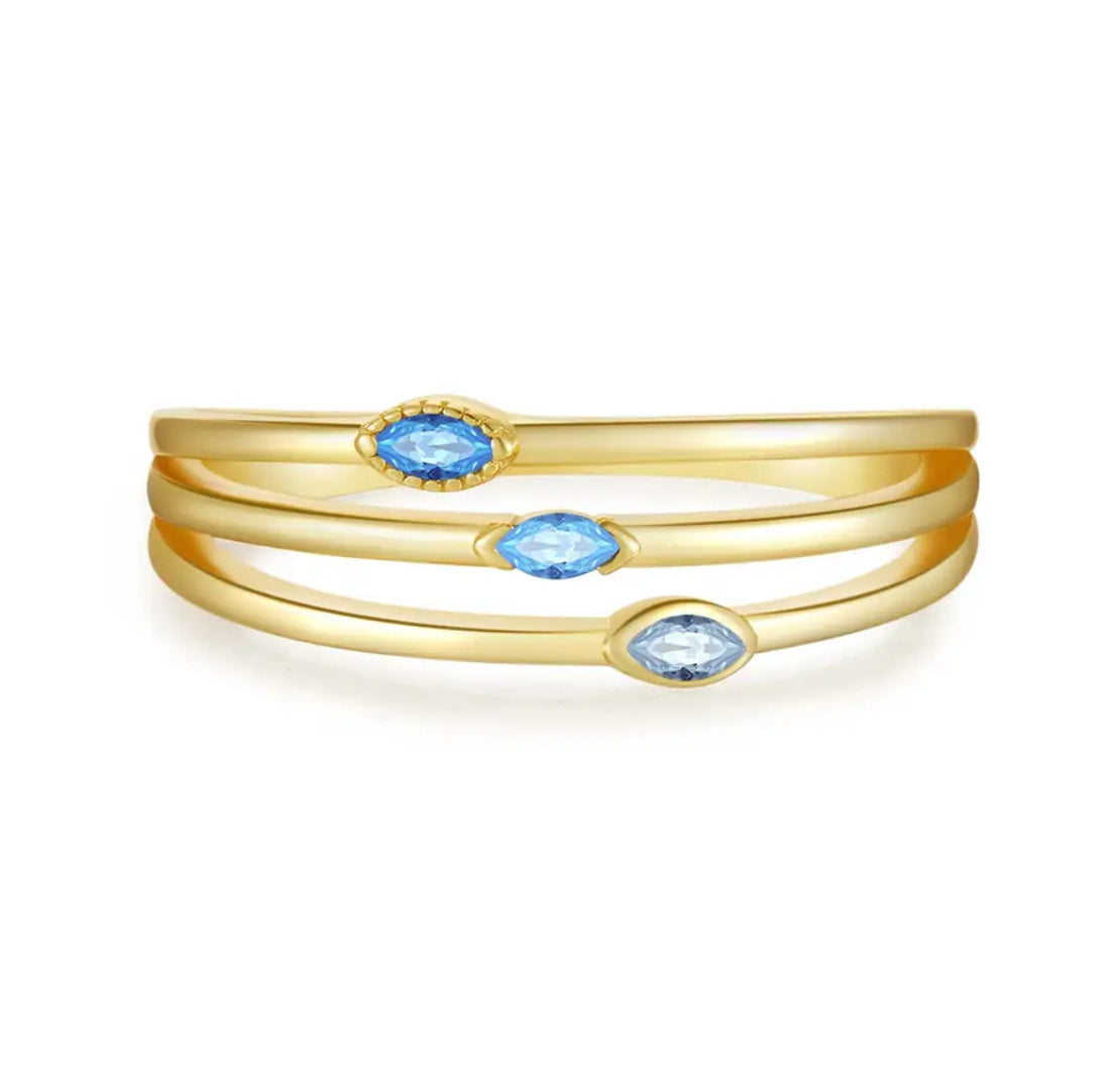 Tuscany Ring - Gold – Purple Clover Jewelry